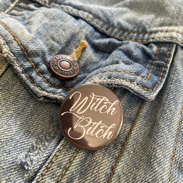 Bitch Button - Etsy