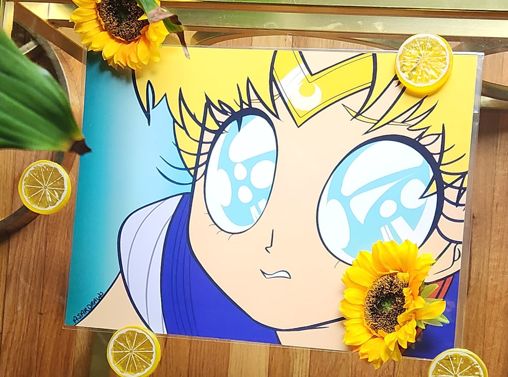 Sailor Moon Print L in the Name of the Moon L Prism Power - Etsy