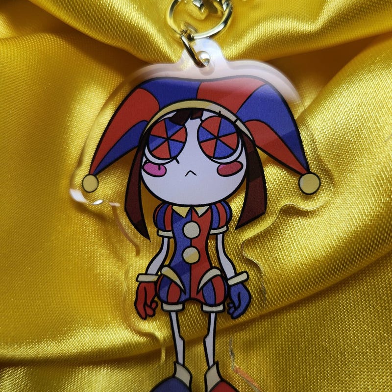 Pomni Keychain - Etsy