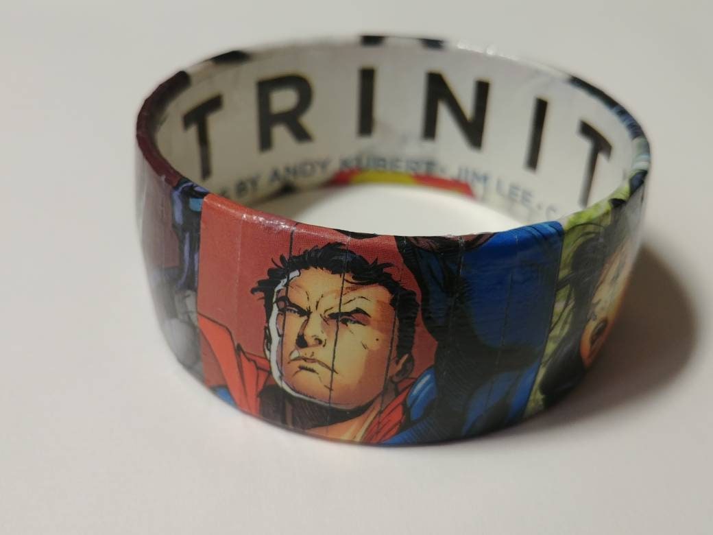 JUSTICE LEAGUE Bangle Bracelet - Comic Book Jewelry - Etsy