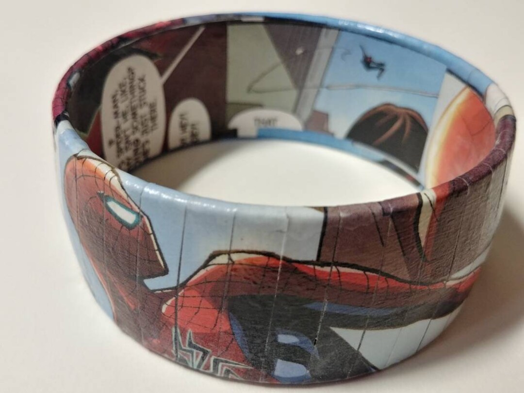 SPIDER-MAN Bangle Bracelet - Comic Book Jewelry - Etsy