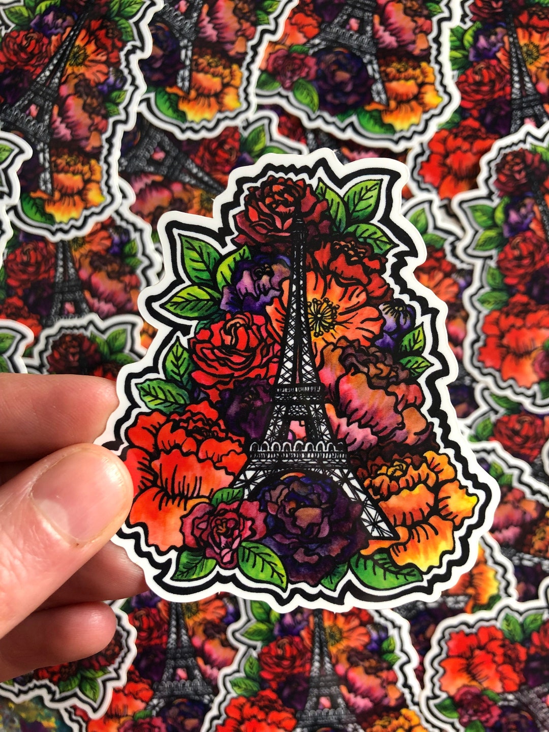 Eiffel Tower Vinyl Stickers - Etsy