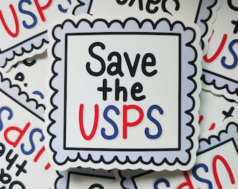 Save the Usps Stickers - Etsy