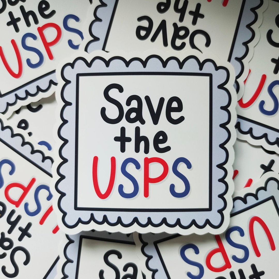 Save the Post Office Sticker | Waterproof Vinyl Decal | Support USPS ...