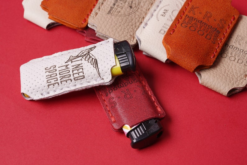 PDF Leather pattern lighter case | Etsy