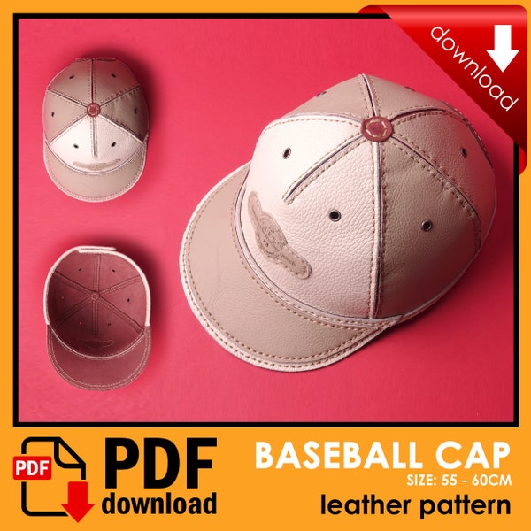 Leather Baseball Cap - Etsy