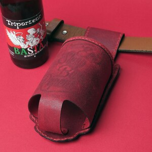 PDF Leather Pattern - Leather Beer Holder - Etsy