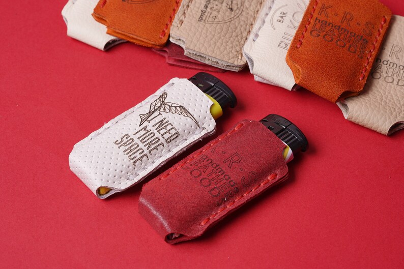 PDF Leather Pattern Lighter Case - Etsy