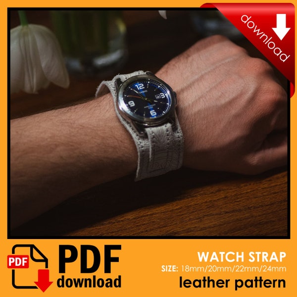 Leather Cuff Watch - Etsy