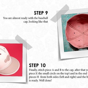 PDF Leather Pattern - Leather Baseball Cap - Etsy