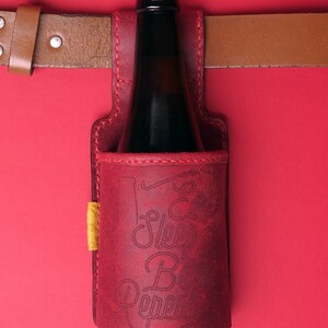 PDF Leather Pattern - Leather Beer Holder - Etsy