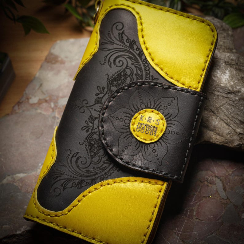 PDF Leather Pattern - Long Wallet - SVG File for Lighburn, Xtool ...