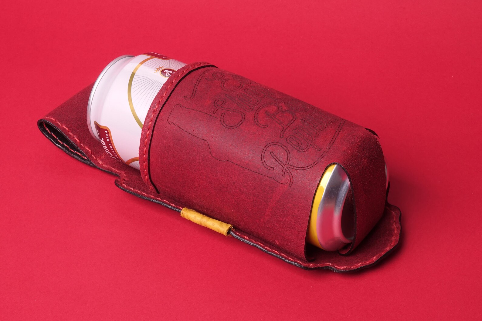 PDF Leather Pattern - Leather Beer Holder - Etsy