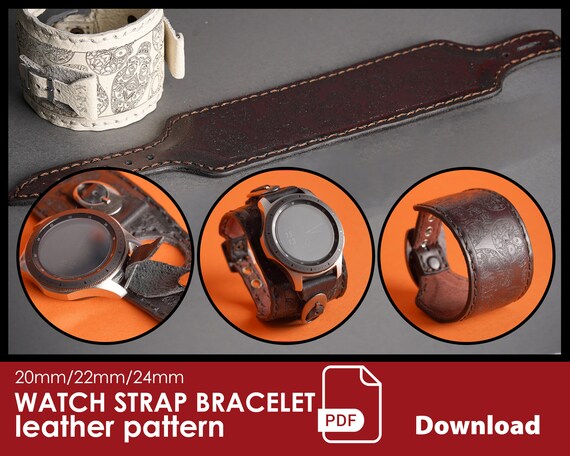 Watch Strap Band Template Pattern Guide Set 20mm 22mm 24mm - Etsy