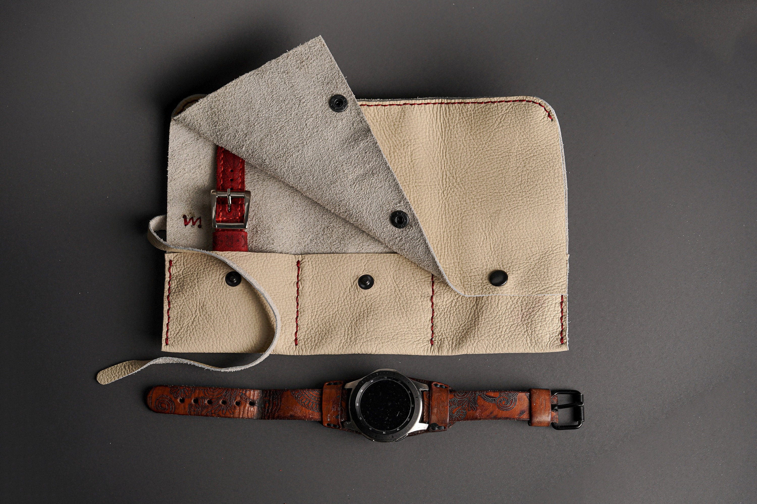 PDF Leather Pattern - Watch Roll - Etsy