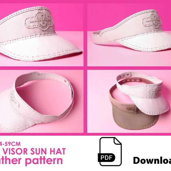 Leather Visor - Etsy