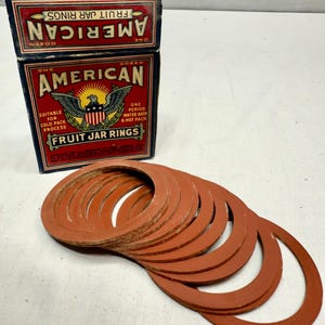 Vintage American Fruit Jar Canning Jar Rings-set of 12 - Etsy