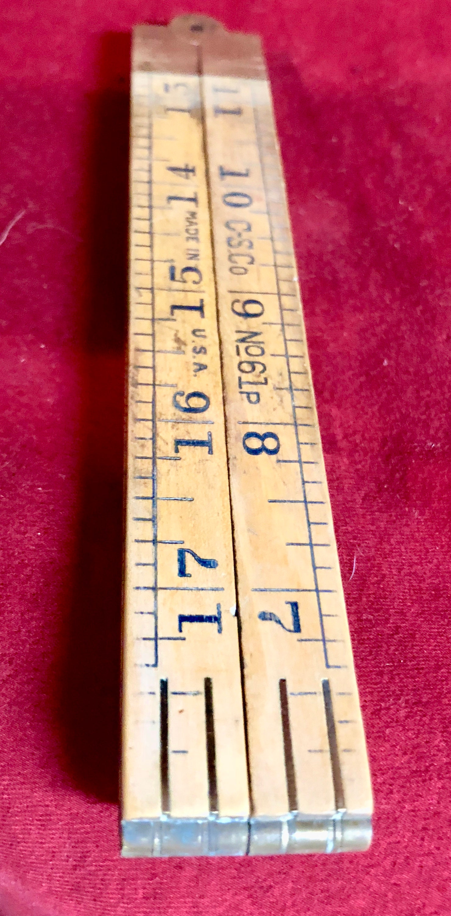 Vintage Chapin-Stephen Co Wooden 24 Inch Folding Ruler - No 61 -Circa ...