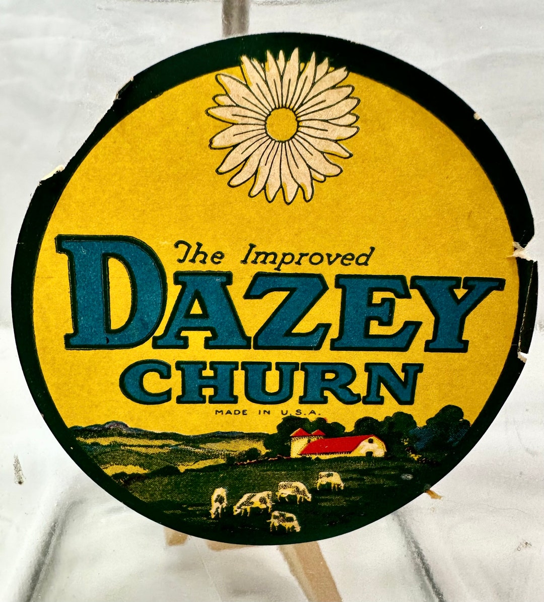 Vintage Dazey Churn 4 Quart Glass Butter Churn,no 40, Patent 2/14/1922 ...