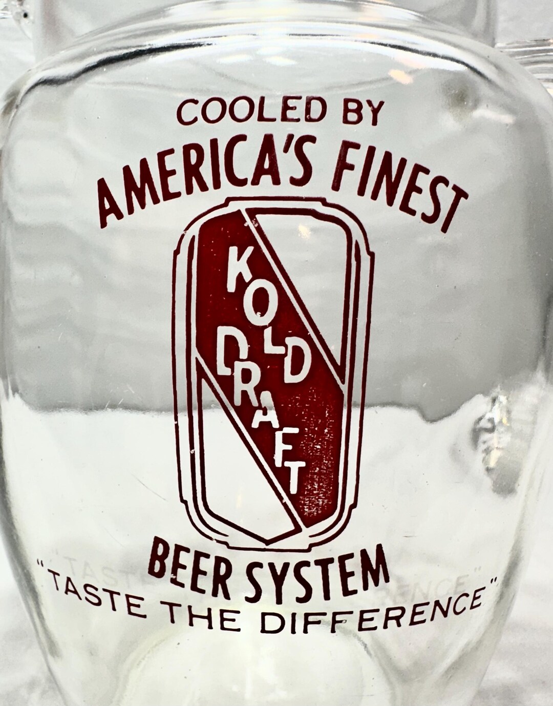 Vintage Kold Draft Glass Advertising Beer Pitcher - Etsy