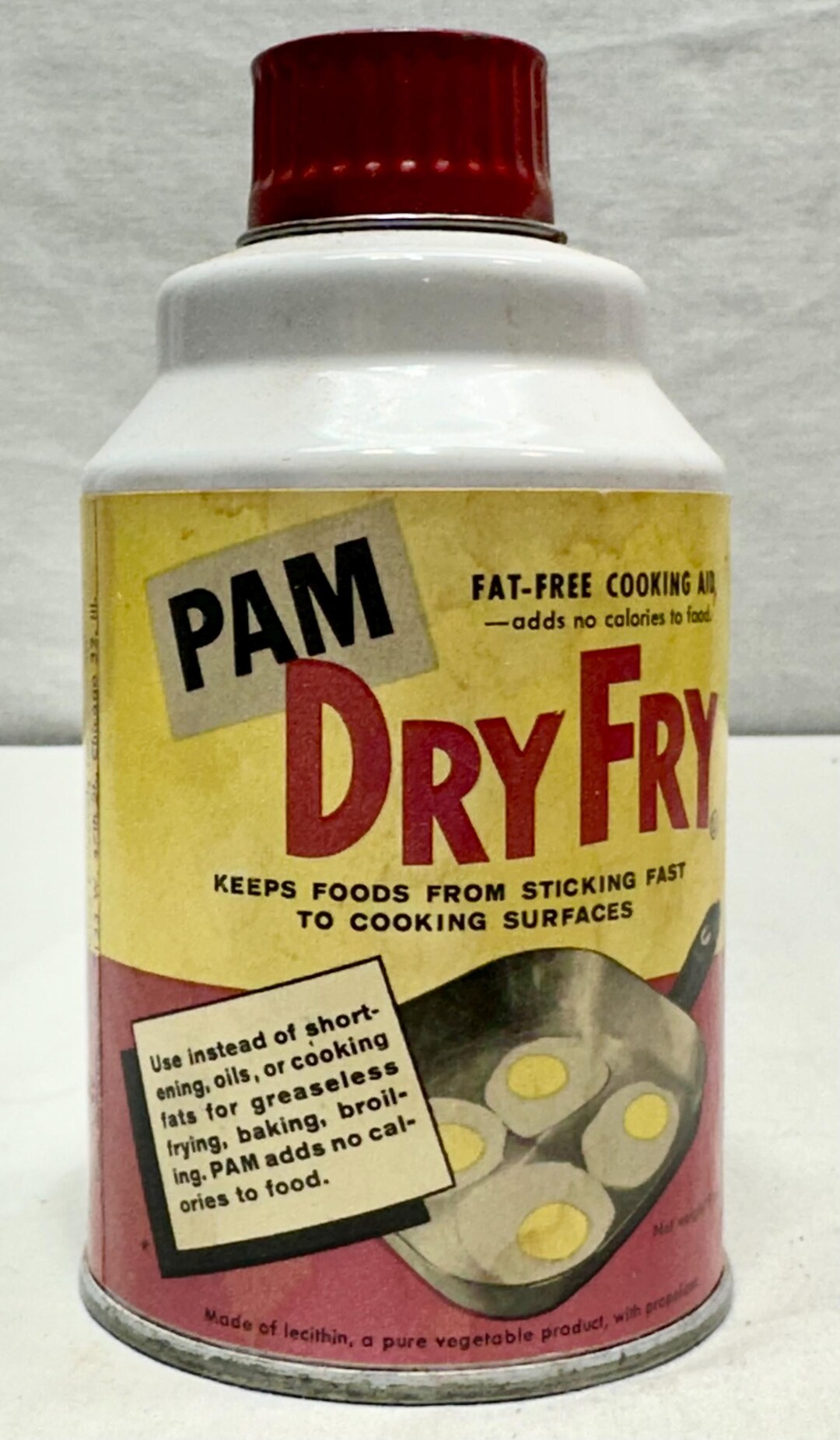 Vintage Pam Dry Fry Cooking Spray, Pam Industries Inc, Chicago ...