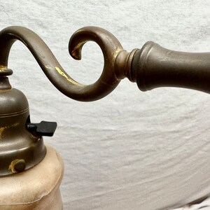 Vintage Perkins Telescopic Copper Metal Table Top/desk Lamp With Glass ...