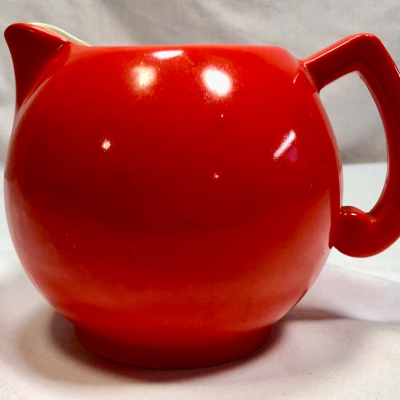 Red Ceramic Pitcher - Etsy