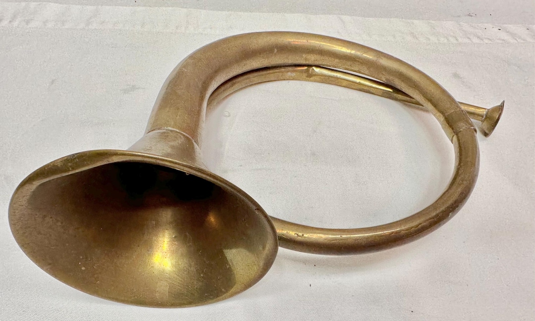 Vintage Brass Bugle/horn - Etsy