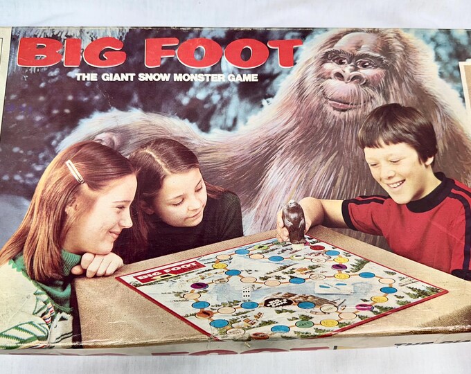 Vintage Big Foot Board Game, Milton Bradley, No 4701, 1977 - Etsy