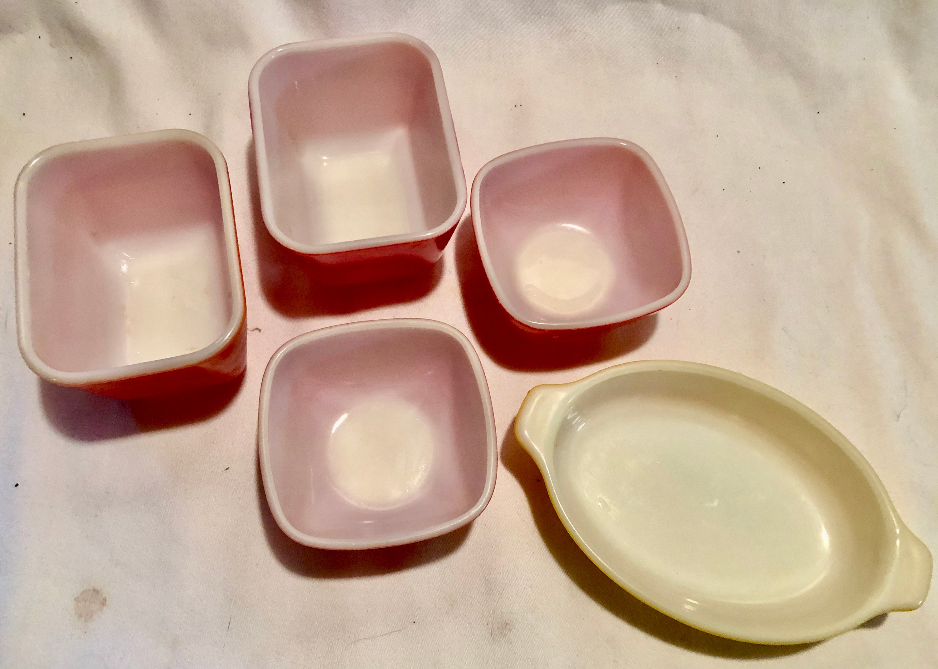 Vintage Pyrex Ovenware Prep Dishes Set of 5 - Etsy