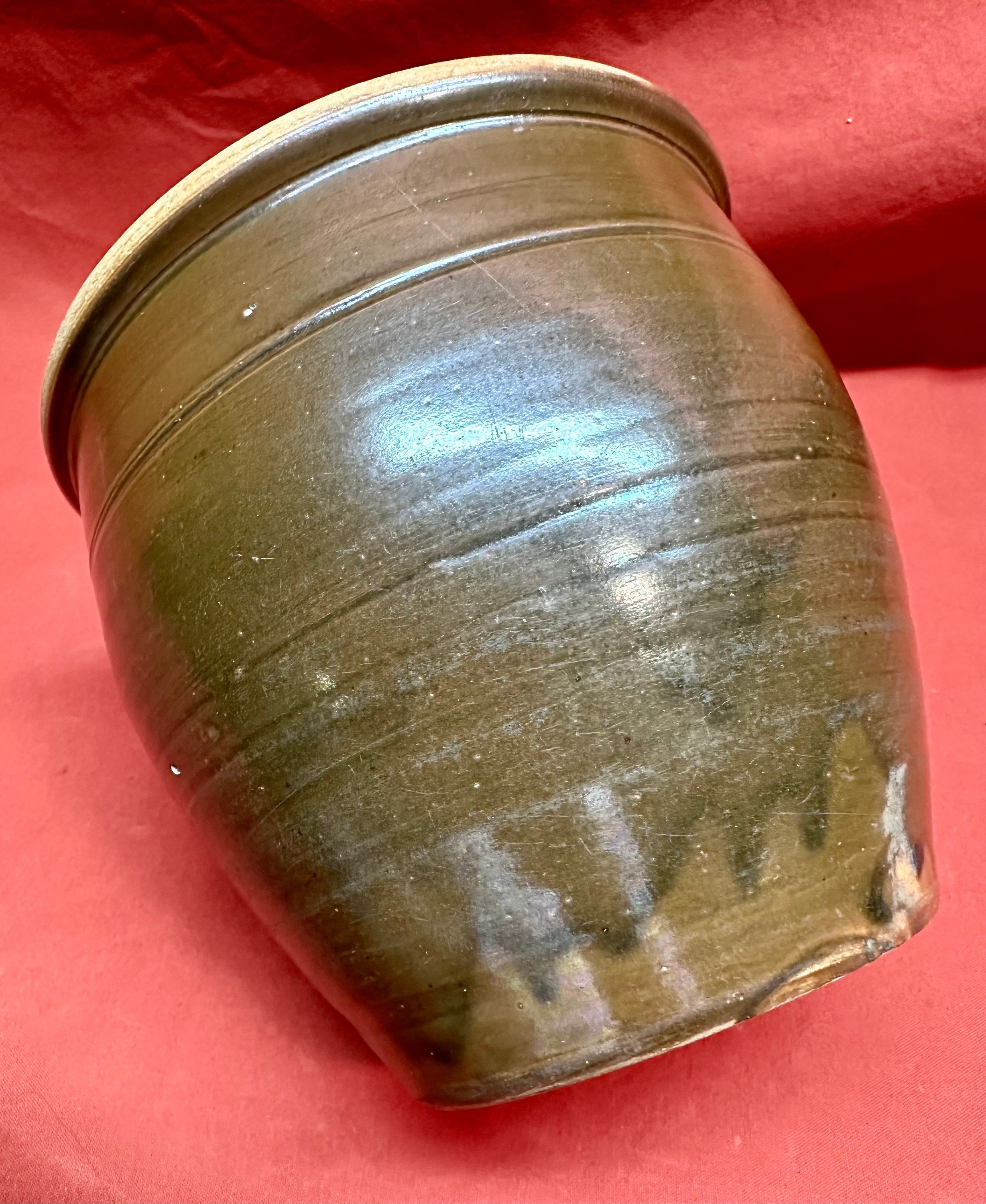 Antique Stoneware Crock/Planter