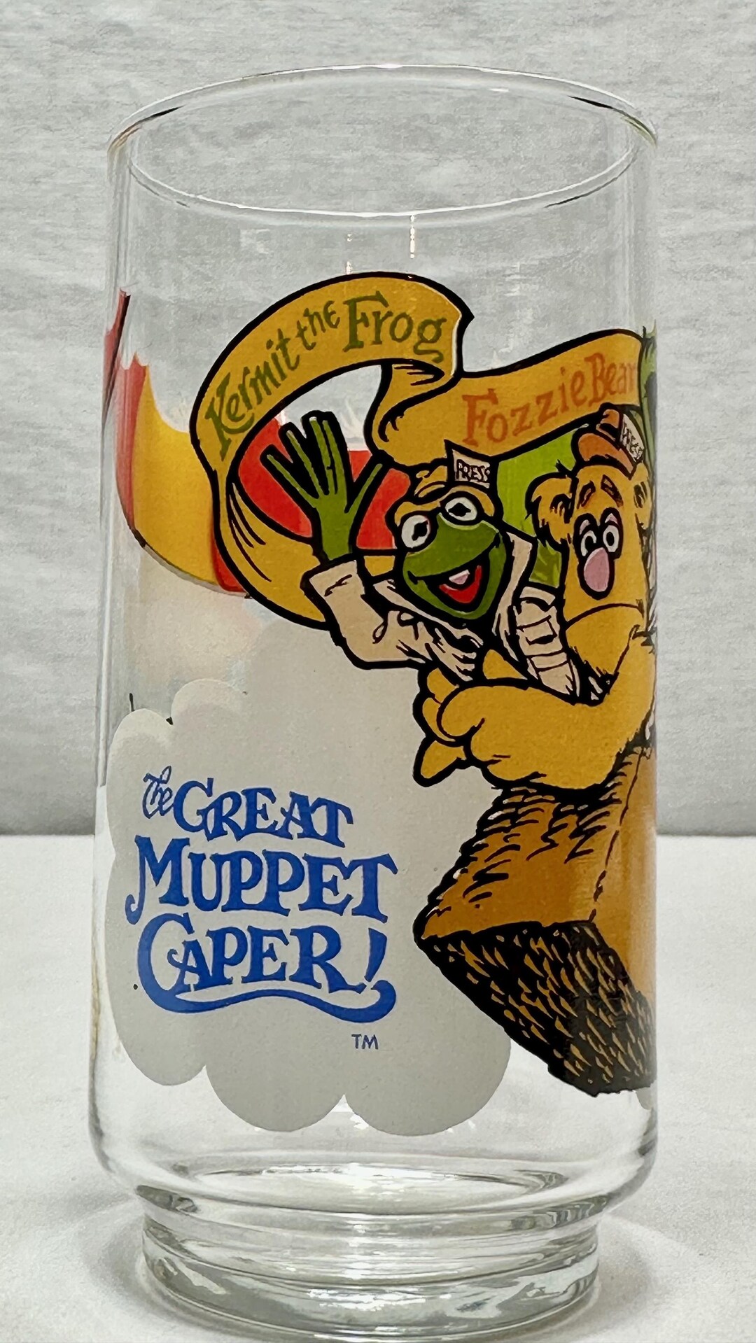 Vintage 1981 the Great Muppet Caper 10 Ounce Juice Glass/tumbler, Jim ...