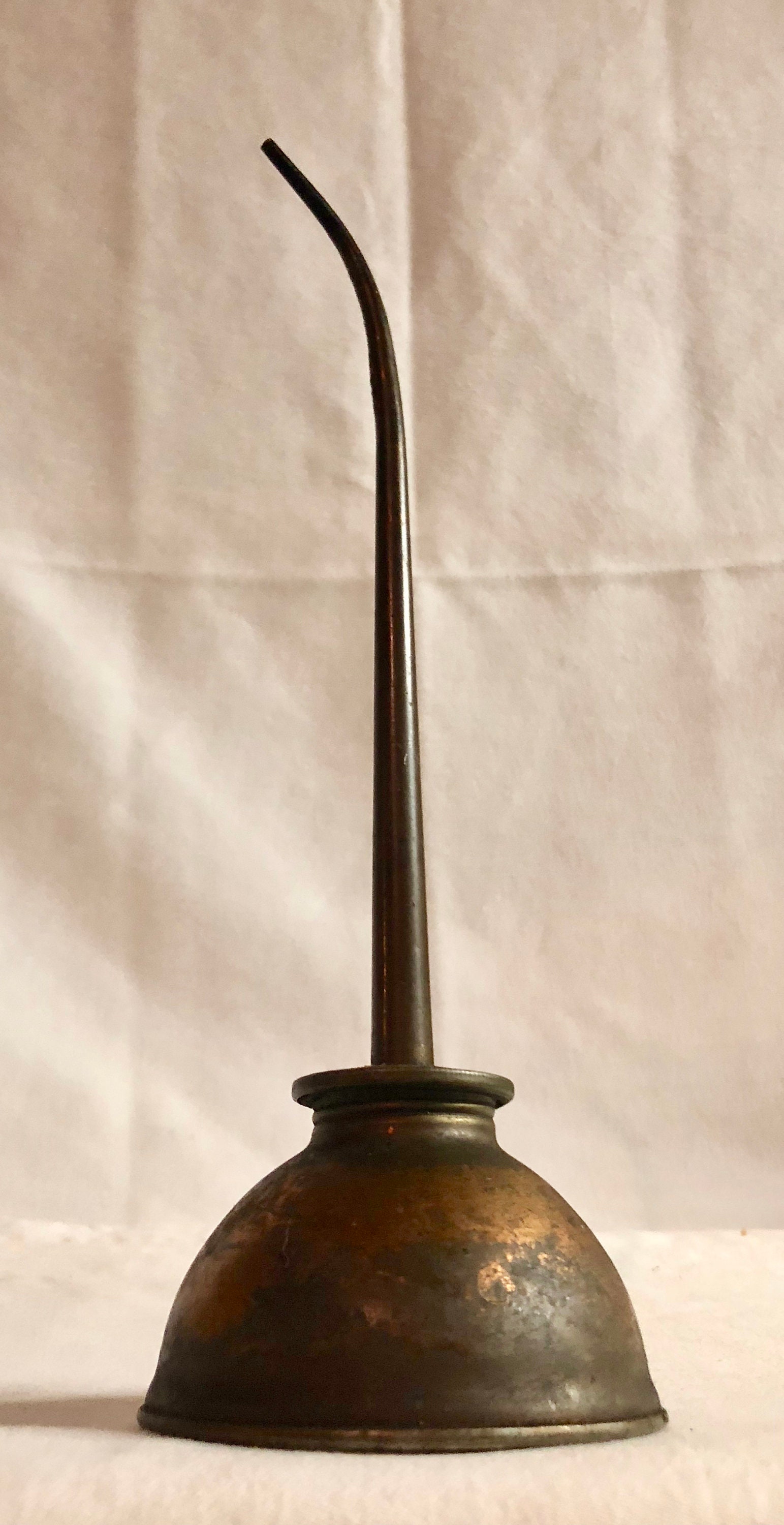 Small Vintage Metal Oiler Can