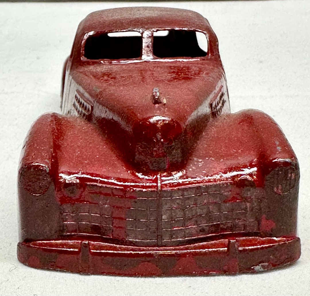 Vintage Hubley Red Metal Cast Iron Dodge Desoto Toy Car No452 - Etsy