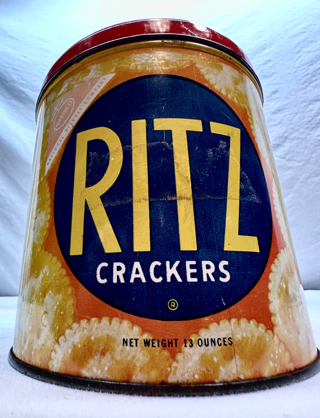 Vintage Ritz Cracker Advertising/storage Tin Circa 1960 - Etsy