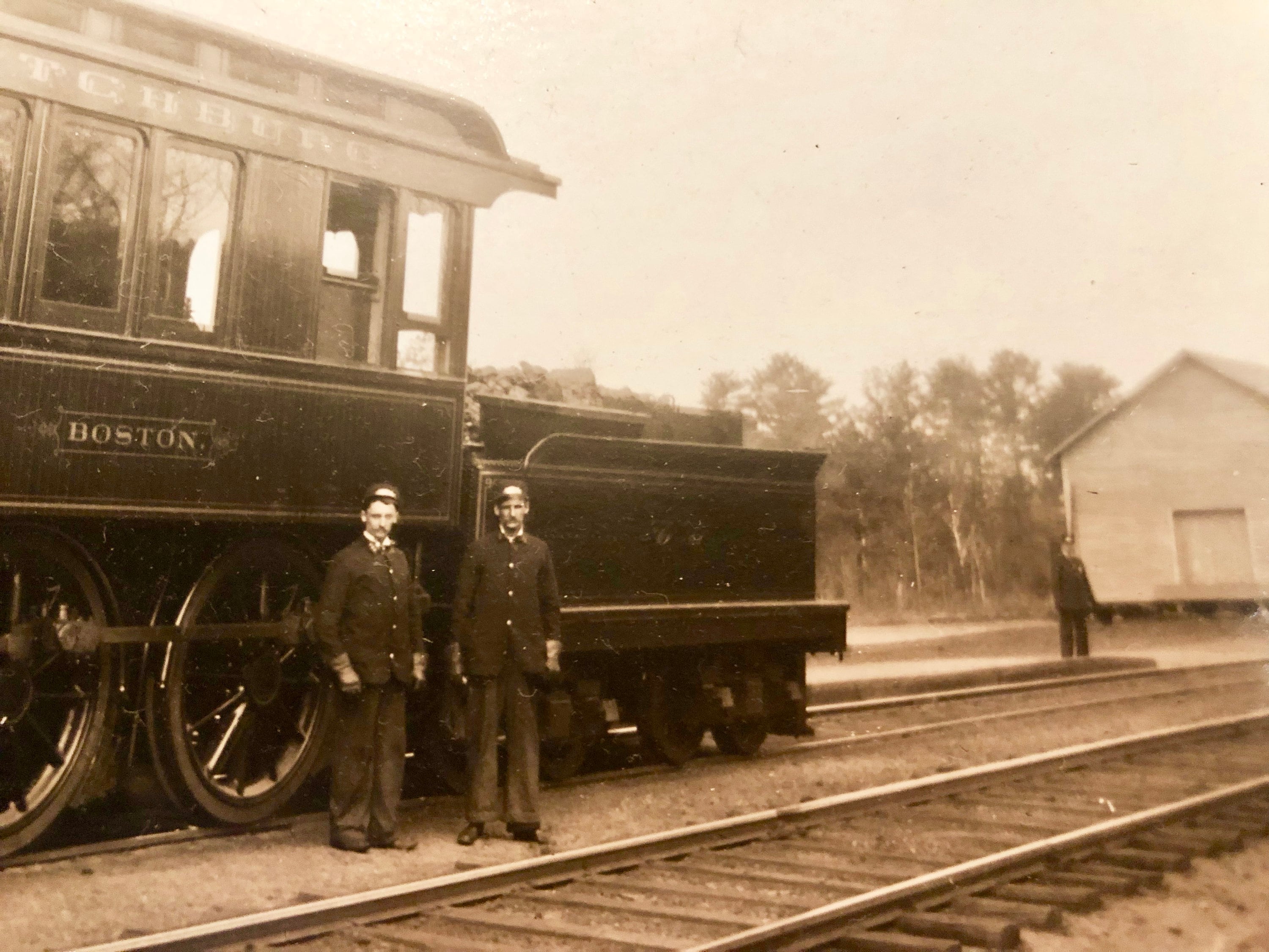 Steam Engine Train From 1800s