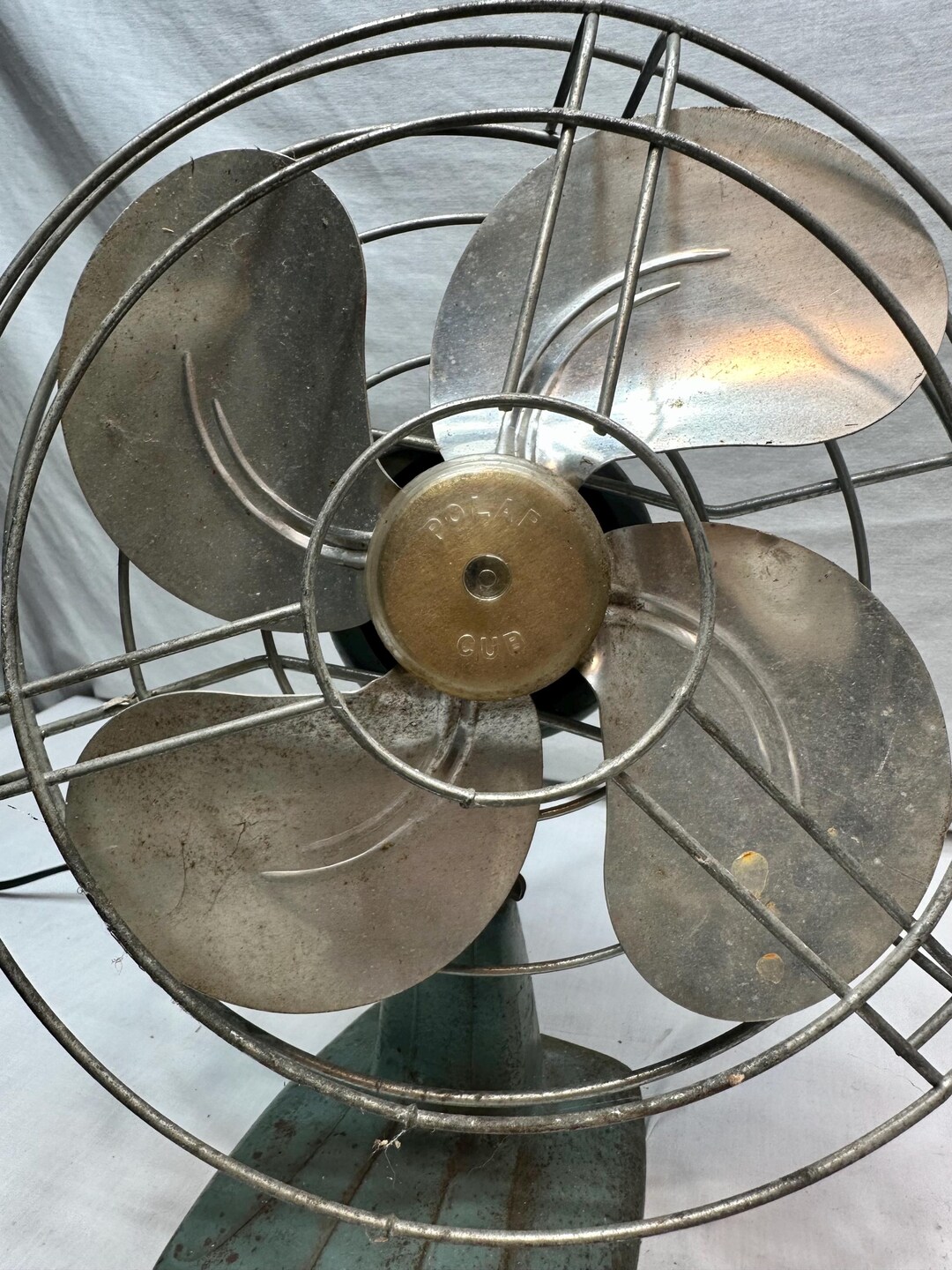Vintage 1940s Polar Cub Electric Metal Oscillating Table/desk Fan, JC ...