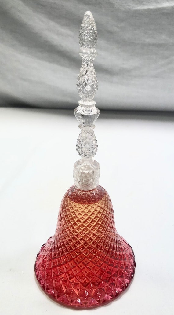 Avon bottle, Rosepoint bell, pink bell shaped Charism… - Gem