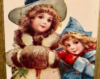 The First Christmas Card 1843 Postcard - Etsy