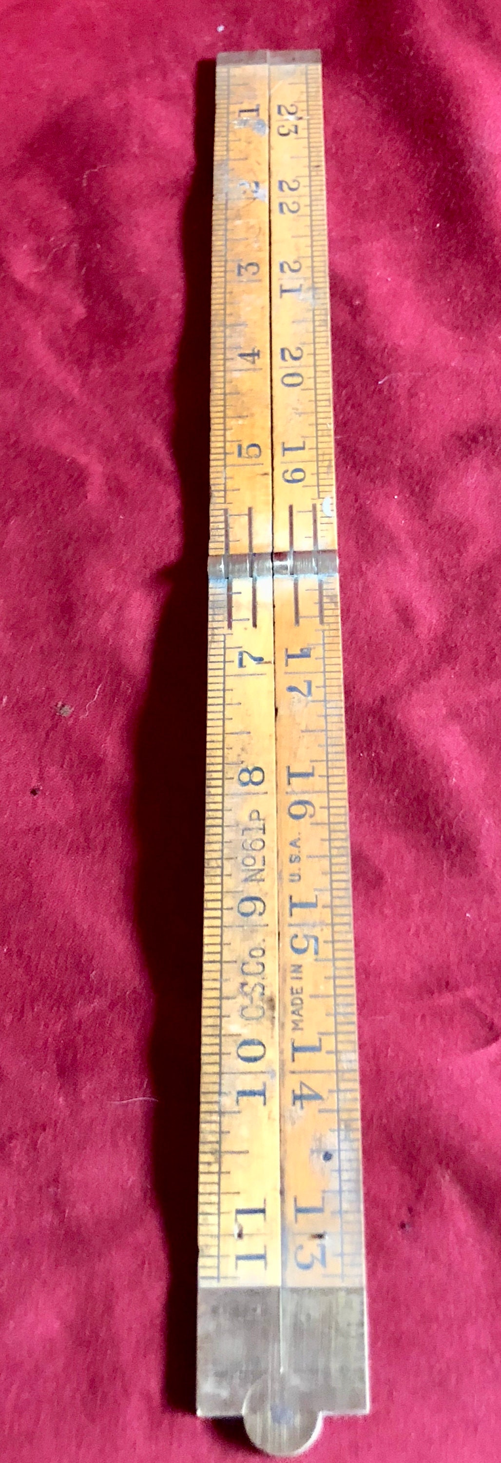 Vintage Chapin-Stephen Co Wooden 24 Inch Folding Ruler - No 61 -Circa ...