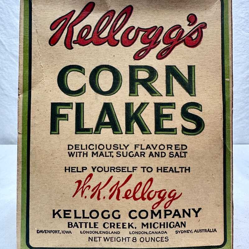 Vintage Kelloggs Cereal Box - Etsy