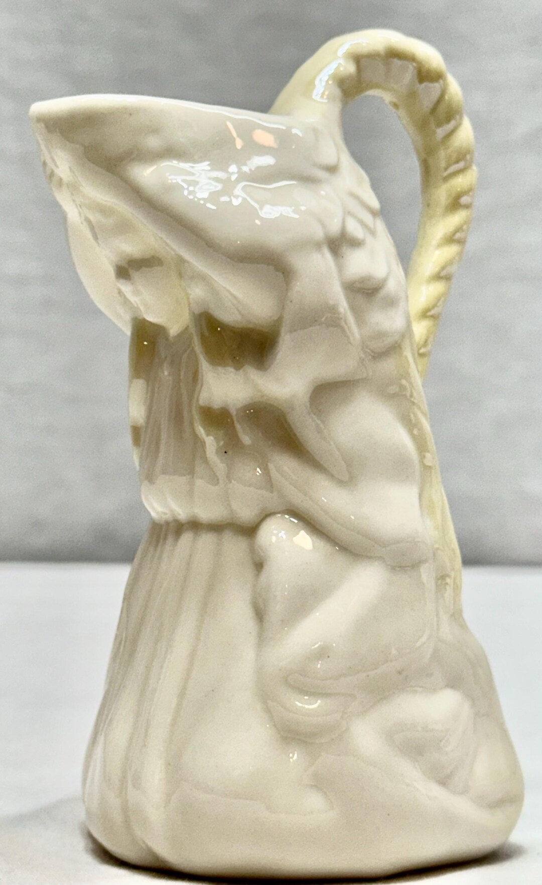 Vintage Undine Water Nymph Maiden Pitcher, Belleck Bone China, Ireland ...