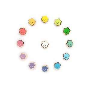 Mini Falling Star Enamel Pin Set 13 Piece Konpeito Sweets - Etsy