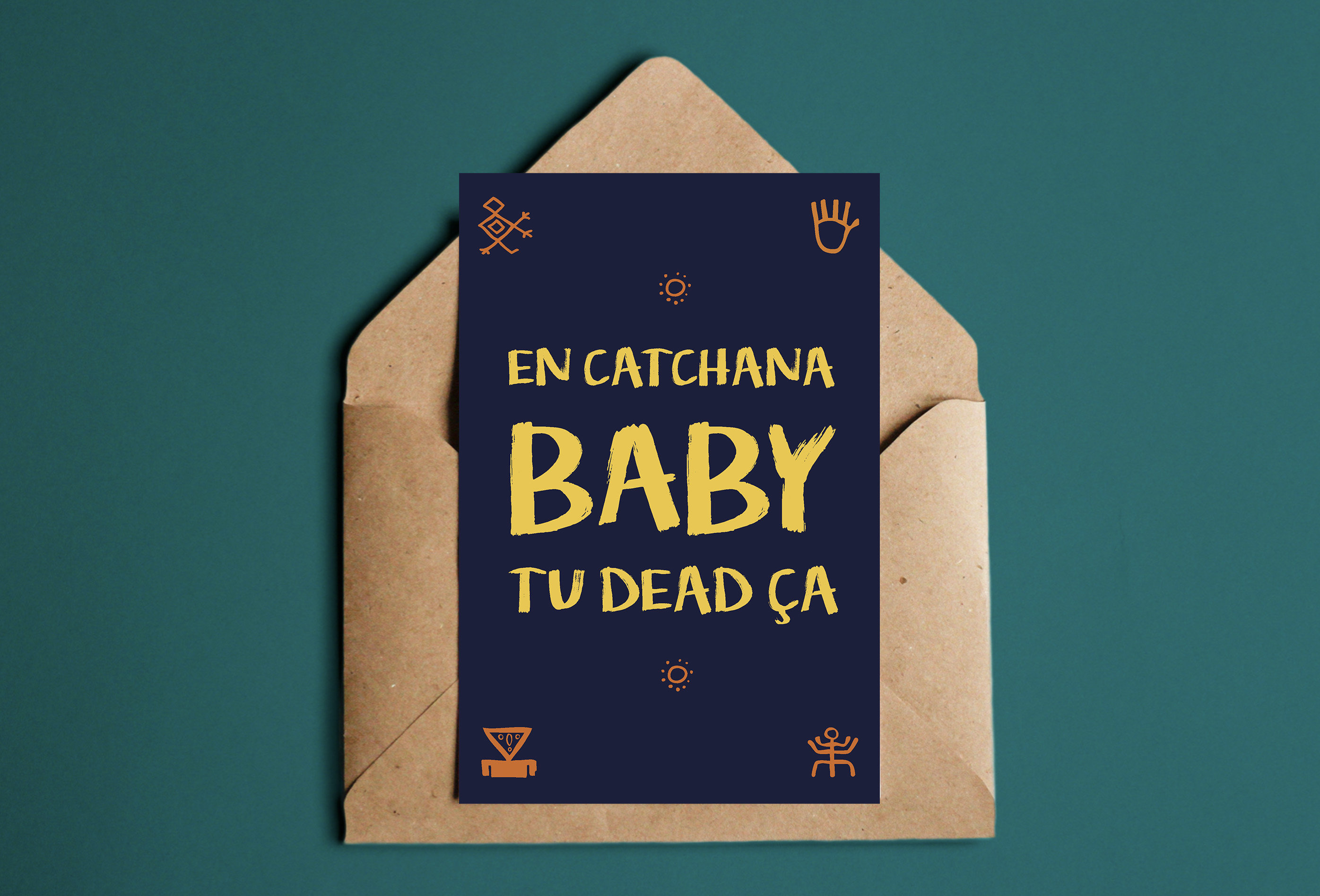 Postcard In catchana baby you dead that Formats A6 or A5 | Etsy