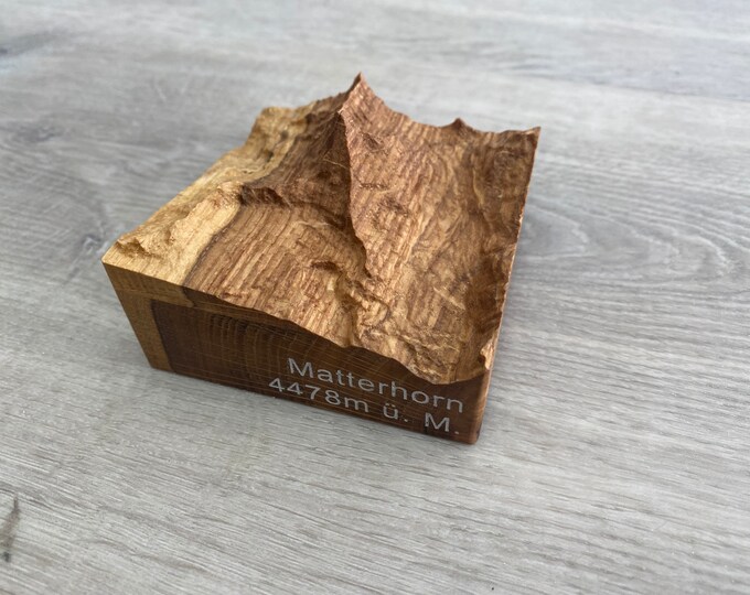 Matterhorn Made of Wood - Etsy