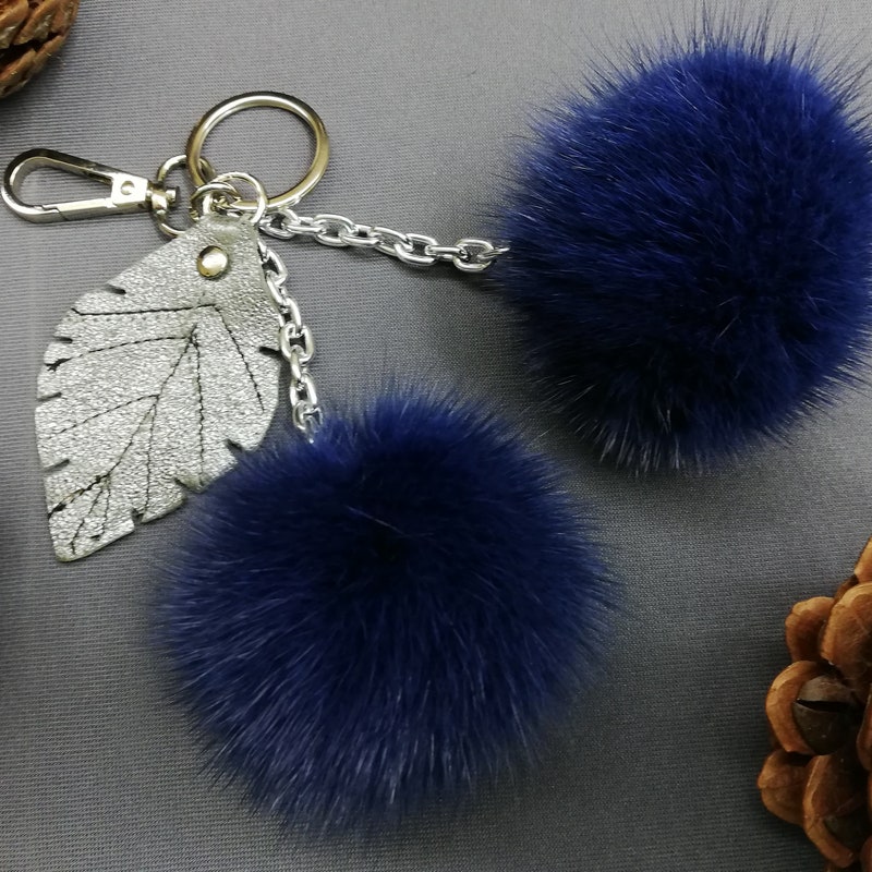 Mink Rabbit Keychain - Etsy