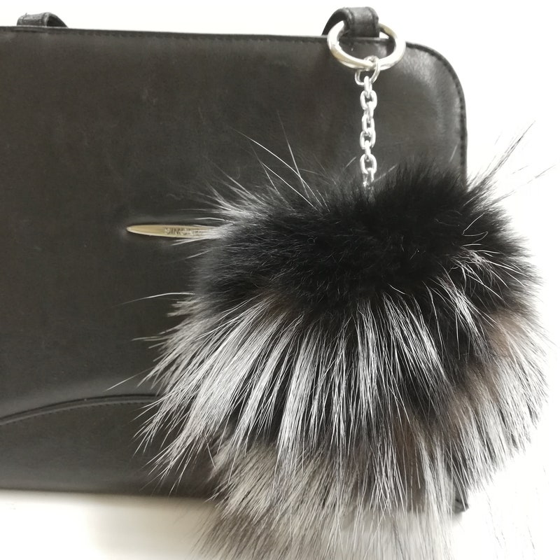 Fur Ball Keychain - Etsy