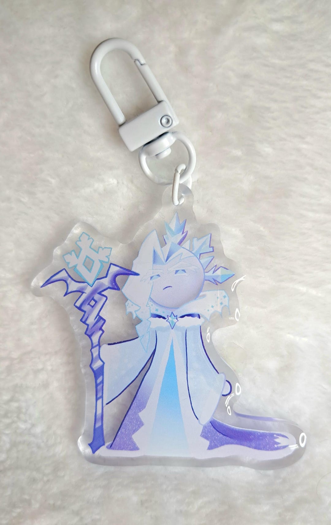 Cookie Run Frost Queen Keychain - Etsy