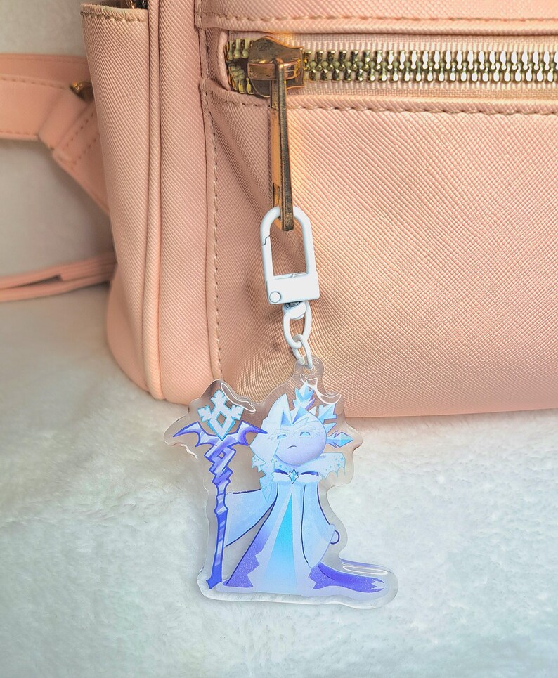 Cookie Run Frost Queen Keychain - Etsy
