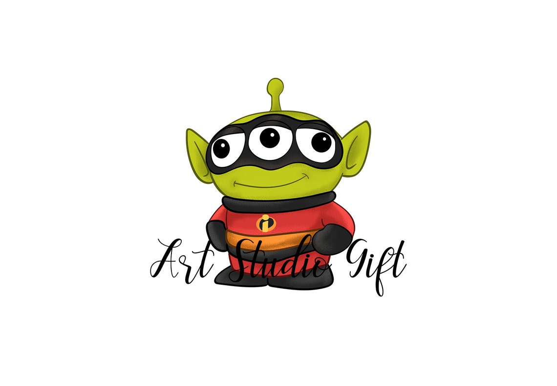 Toy Story Alien Toy Story Clip Art Alien Clip Art Aliens | Etsy